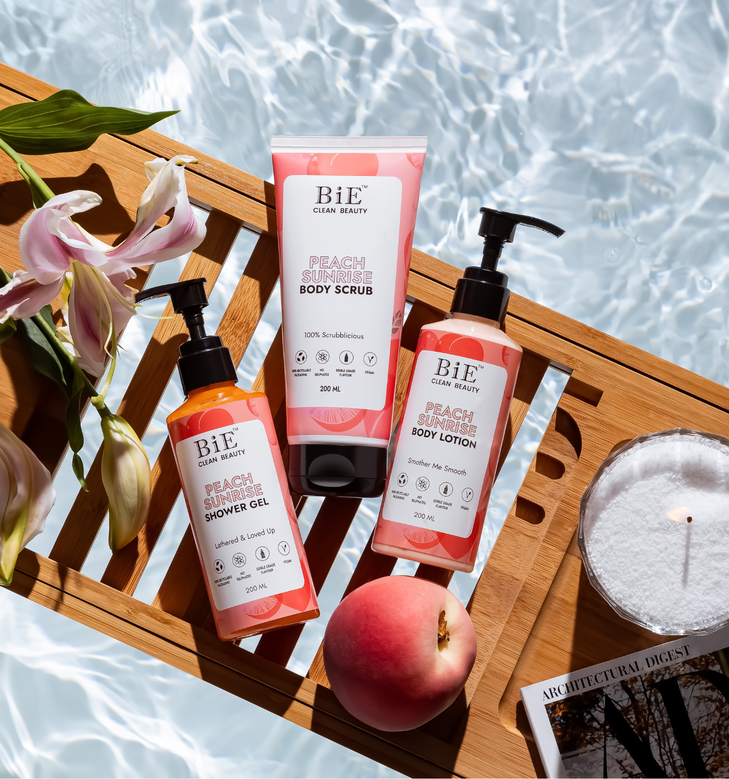 Peach Sunrise Body Care Kit | beautybybie – Broadway Live
